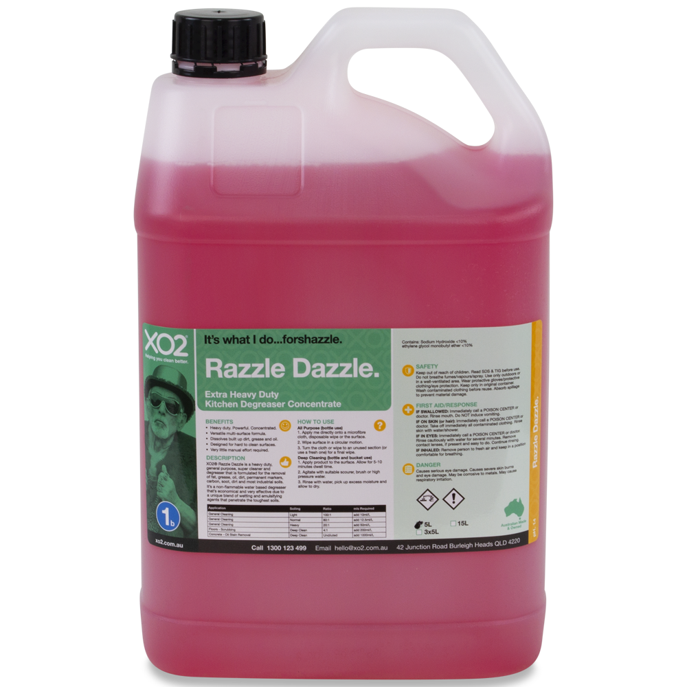 Razzle Dazzle - Extra Heavy Duty Kitchen Degreaser | XO2®